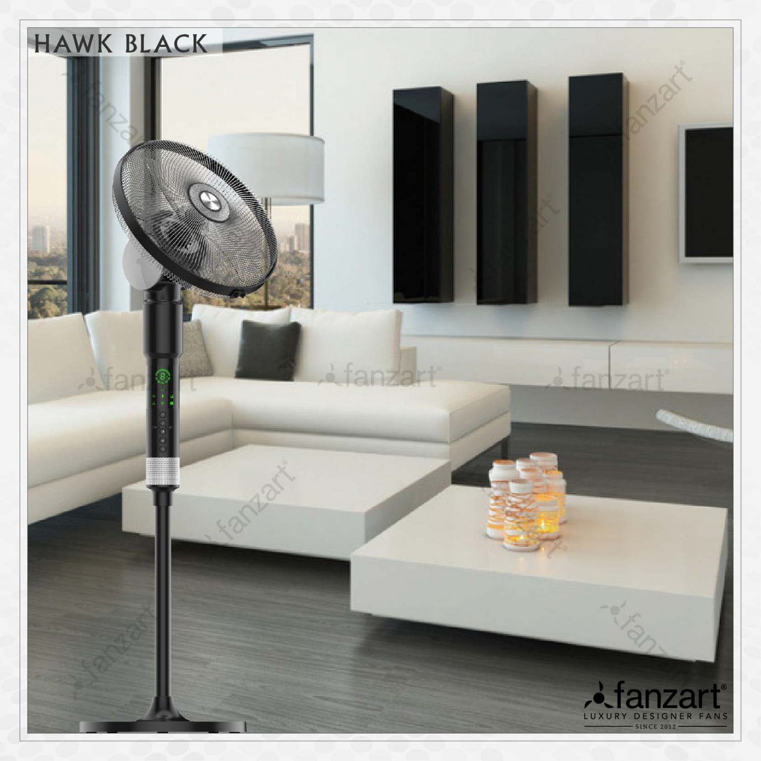 Smart Fans Online in India | Designer Smart Fans | Fanzart