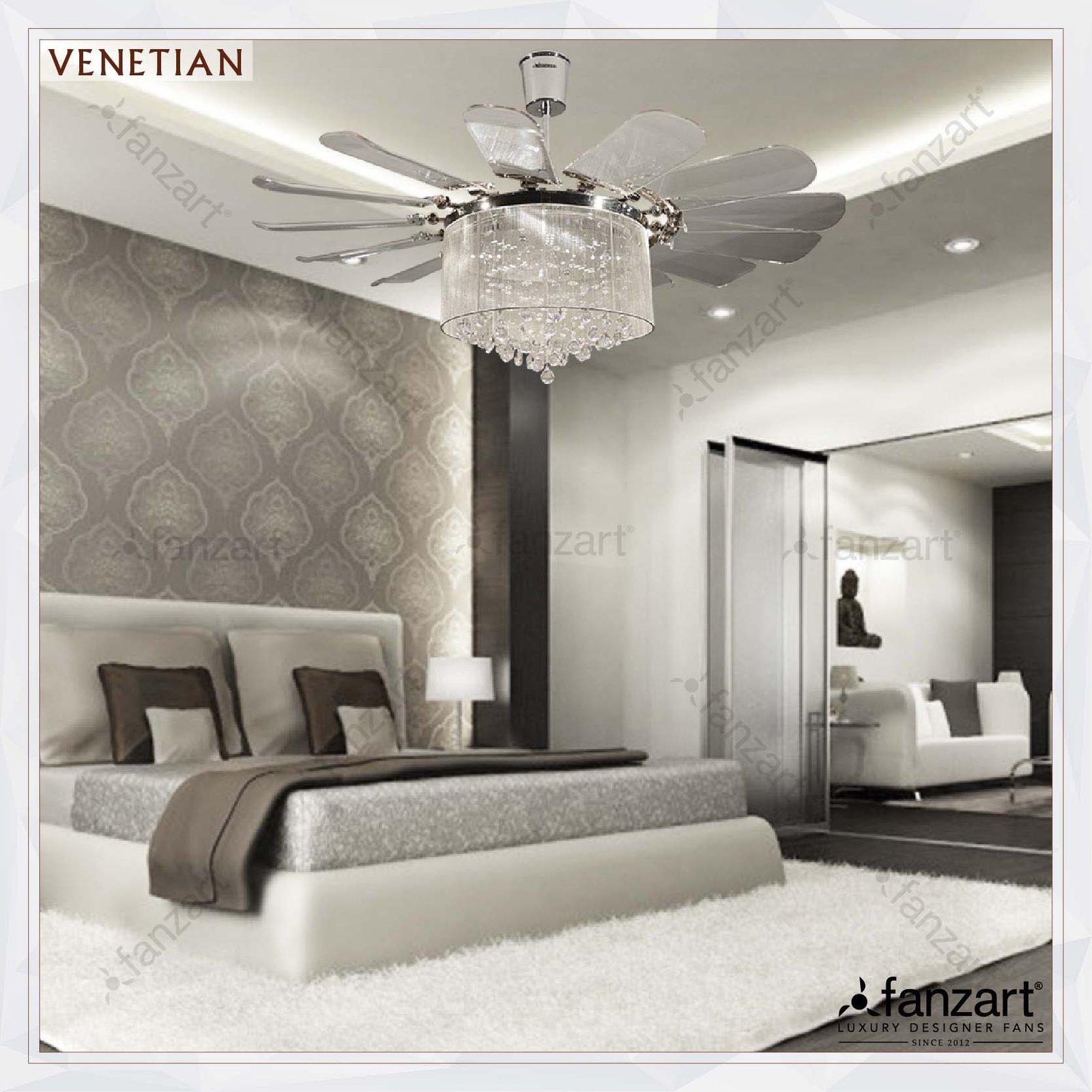 Hollywood Glam Ceiling Fans | Shelly Lighting